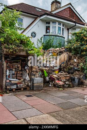 Extreme hoarders home Stock Photo - Alamy