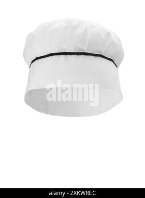 One new chef's toque isolated on white Stock Photo - Alamy