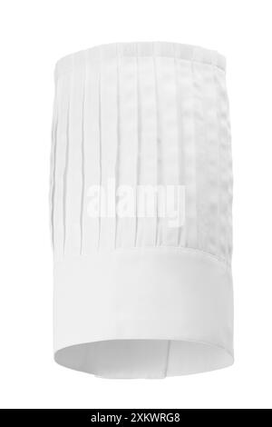 One new chef's toque isolated on white Stock Photo - Alamy
