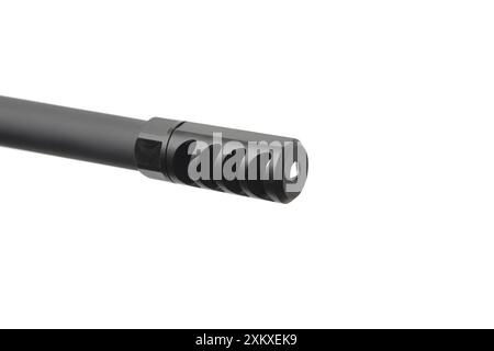 Muzzle brake compensator. Device for compensating for barrel toss ...