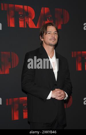Ny. 24th July, 2024. Josh Hartnett, Tamsin Egerton at arrivals for TRAP ...