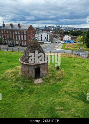 Aerial view of Everton Lock Up also known as Prince Rupert's Tower or ...