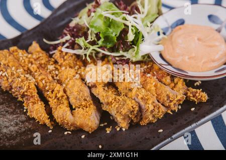 Deep Fried Hog Chop with Minced Garlic，Cutlet Pork Chop Stock Photo - Alamy