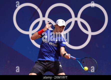 Jack Draper during a training session on day three of the Lexus ...