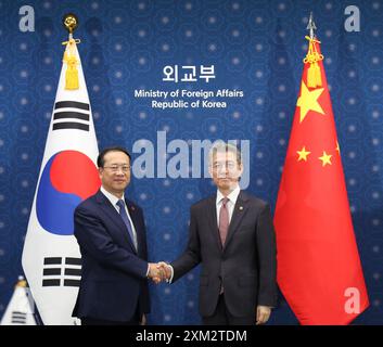 Seoul, South Korea. 10th July, 2025. (L to R) Taiwanese actors Buffy ...