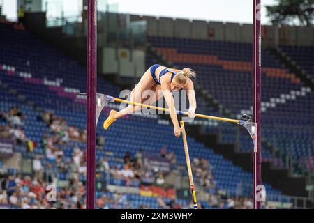 Wilma Murto (Finland). Pole vault Gold Medal. European Championships ...