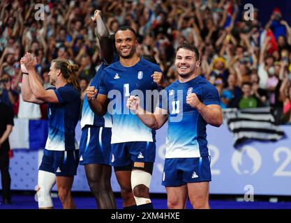 Varian Pasquet and Antoine Dupont (France), Rugby Sevens, Men's Semi ...