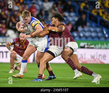 Harry Newman of England in action during the Rugby League International ...