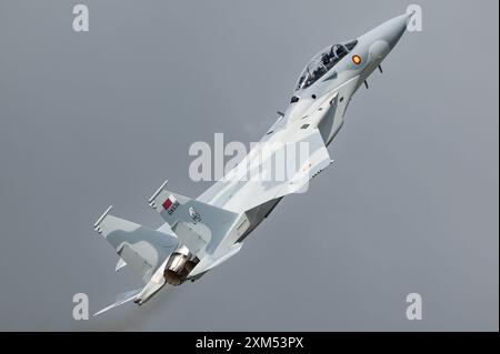 F-15QA Ababil (Qatari Emiri Air Force) during flying display flown by ...