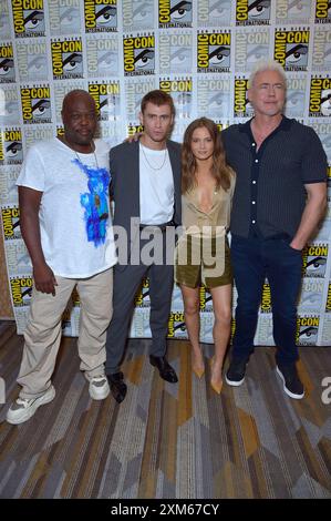 Peter Macon, Owen Teague, Freya Allan und Kevin Durand beim Photocall ...