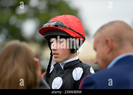 Jockey Cameron Johnstone-Baker before the 'Join Ladbrokes Bet 5 Get 30' Mares' Handicap Hurdl at ...