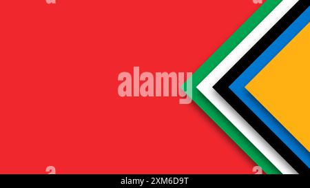 Abstract colored background for the Olympic Games. Geometric shapes in ...
