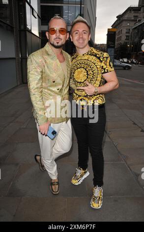 Cosmin Cernica and John Galea at the Garnier Pride & LGBTQIA+ party ...