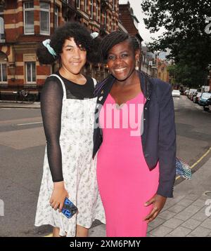 Dr Maggie Aderin-Pocock and her daughter Lauren Pocock at the ...