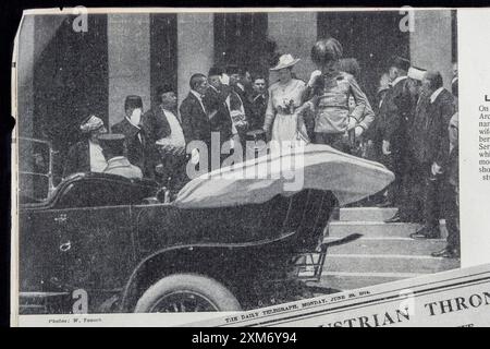 Article and photo about the assassination of Archduke Francis Ferdinand ...
