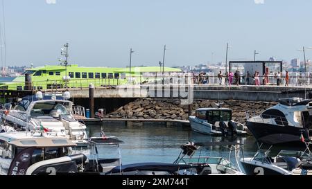 Ferry boat to Troia, Setubal Portugal Stock Photo - Alamy