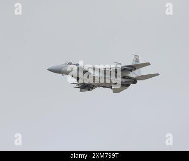 Qatari Emiri Airforce Boeing F-15QA Ababil military jet fighter ...