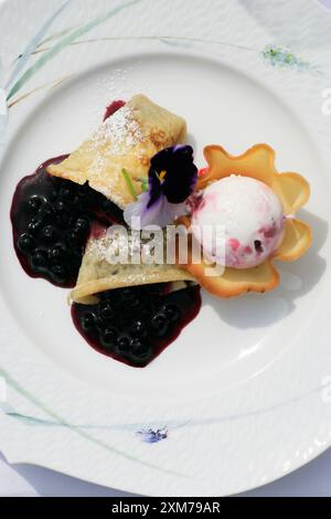 Saxon cheese pancakes Stock Photo - Alamy