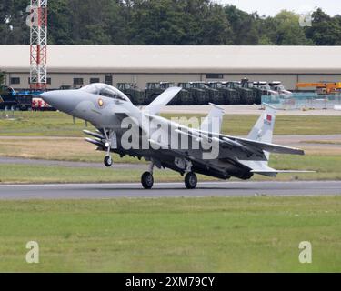 Qatari Emiri Airforce Boeing F-15QA Ababil military jet fighter ...
