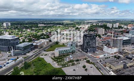 An aerial view of Mike & Ophelia Lazaridis Quantum-Nano Centre (QNC ...