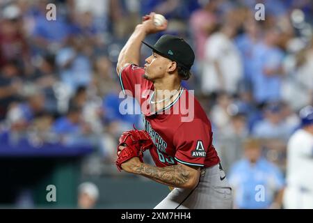Arizona Diamondbacks pitcher Justin Martinez throws during a baseball ...