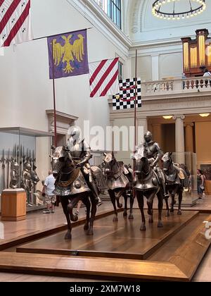 Medieval Knights; Arms and Armor Gallery, Metropolitan Museum of Art ...