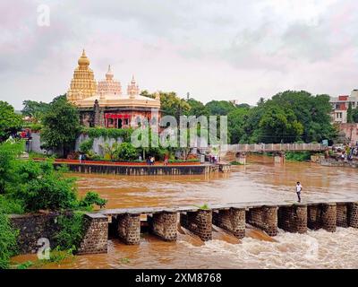 25 July 2024, Saswad, India, Ancient Sangameshwar Temple, Ancient ...