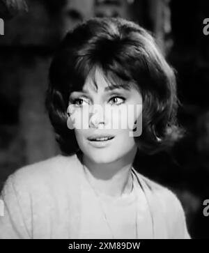 Italian actress Virna Lisi with actor Gastone Moschin, Italy 1960s ...