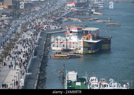 Basra City Corniche during Arab Gulf Cup Tournament held in Basra, Iraq ...
