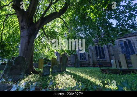 All Saints Church, Ashover, Amber Valley, Derbyshire, England, UK Stock ...