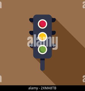 Traffic light is showing the green light, giving permission to proceed ...