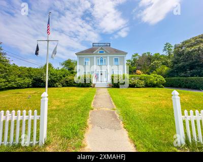 Oak Bluffs State Police building on Marthas Vineyard Stock Photo - Alamy