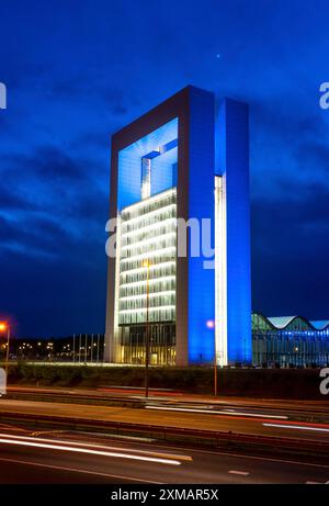 Innovatoren high-rise, in Venlo, on the A73 motorway used by the ...