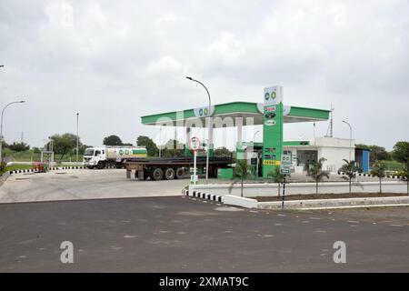 18-08-2023, Rajasthan, India. Newly Inaugurated JIO-BP Petrol Pump ...