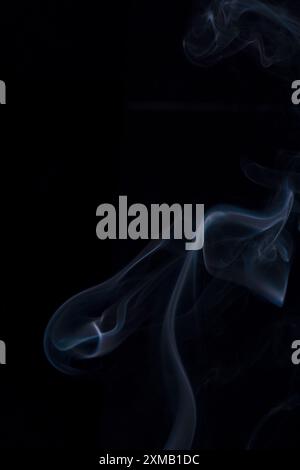 Incense smoke macro shape Stock Photo - Alamy