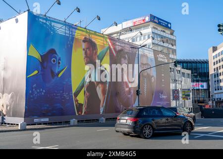 Advertising, large poster, for the new streaming service Disney Plus ...
