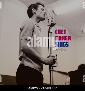 Vintage vinyl record cover. . Chet Baker Sings-1953-1956. Gatefold ...