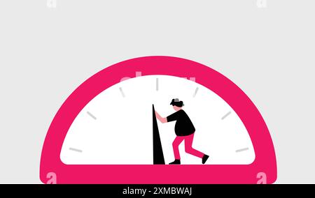 Weight loss diet and exercise process illustration Stock Vector Image ...