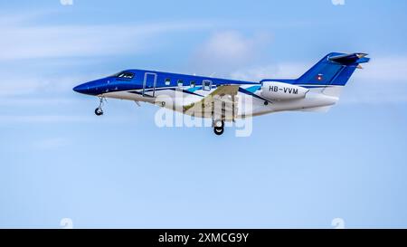 Pilatus PC-24 arriving to the Royal International Air Tattoo (Riat ...
