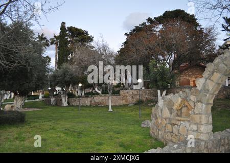 The beautiful plaza Old paphos in Cyprus Stock Photo - Alamy