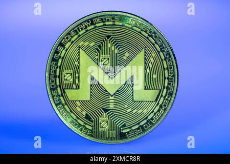 Monero, XMR, cryptocurrency, symbol coin, optical placeholder for the ...