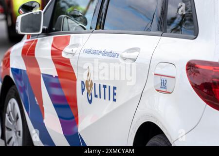 Patrol car of the Dutch Police Politie Stock Photo - Alamy