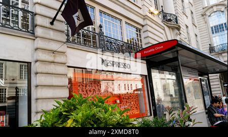 Nespresso shop on Oxford Street. London, UK, July 5, 2024 Stock Photo ...