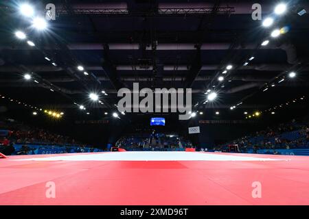 A general view inside the Arena Champ de Mars, Judo during the Olympic ...
