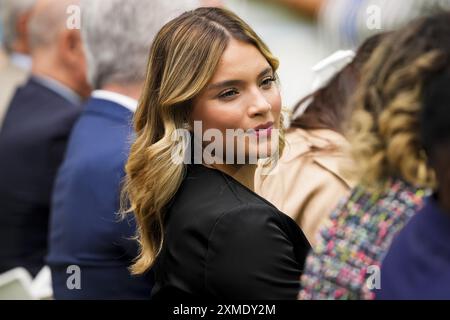 Gabriely Miranda, model and Endrick's girlfriend, seen during the ...