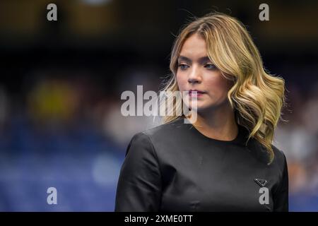 Gabriely Miranda, model and Endrick's girlfriend, seen during the ...