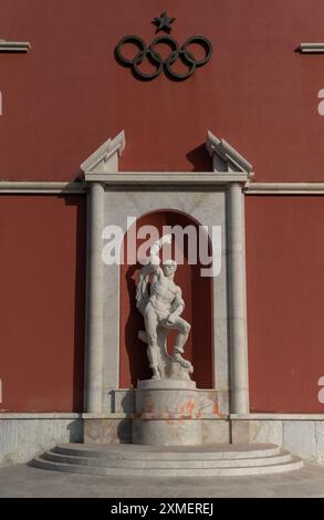 Boxer statue at the Foro Italico, Stadio dei Marmi designed in the ...