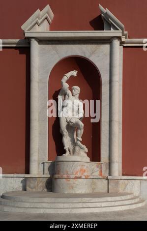 Boxer statue at the Foro Italico, Stadio dei Marmi designed in the ...