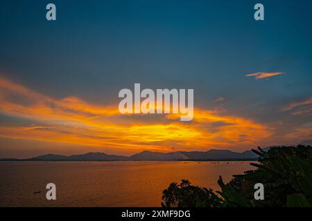 The beauty of the sky was mesmerizing in quite sunset. Stunning clouds ...