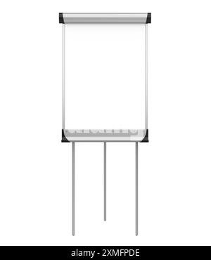 Blank Flip Chart Isolated Stock Photo - Alamy